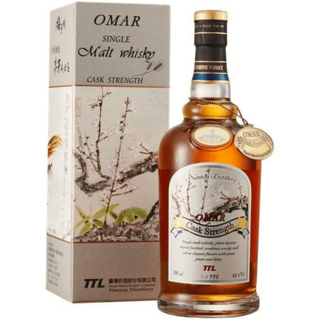 Omar Cask Strength Single Malt Whisky Plum Liqueur Finish - Single ...