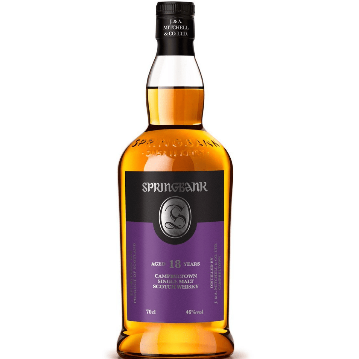Springbank 18 Year Old 46% 70cl - Single & Available Whisky Shop
