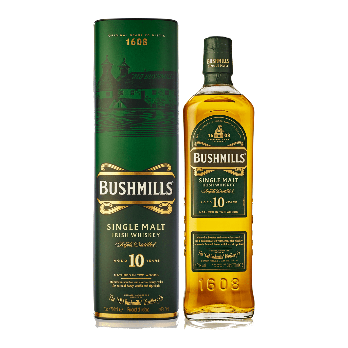 Bushmills 10 Year Old - Single & Available Whisky Shop