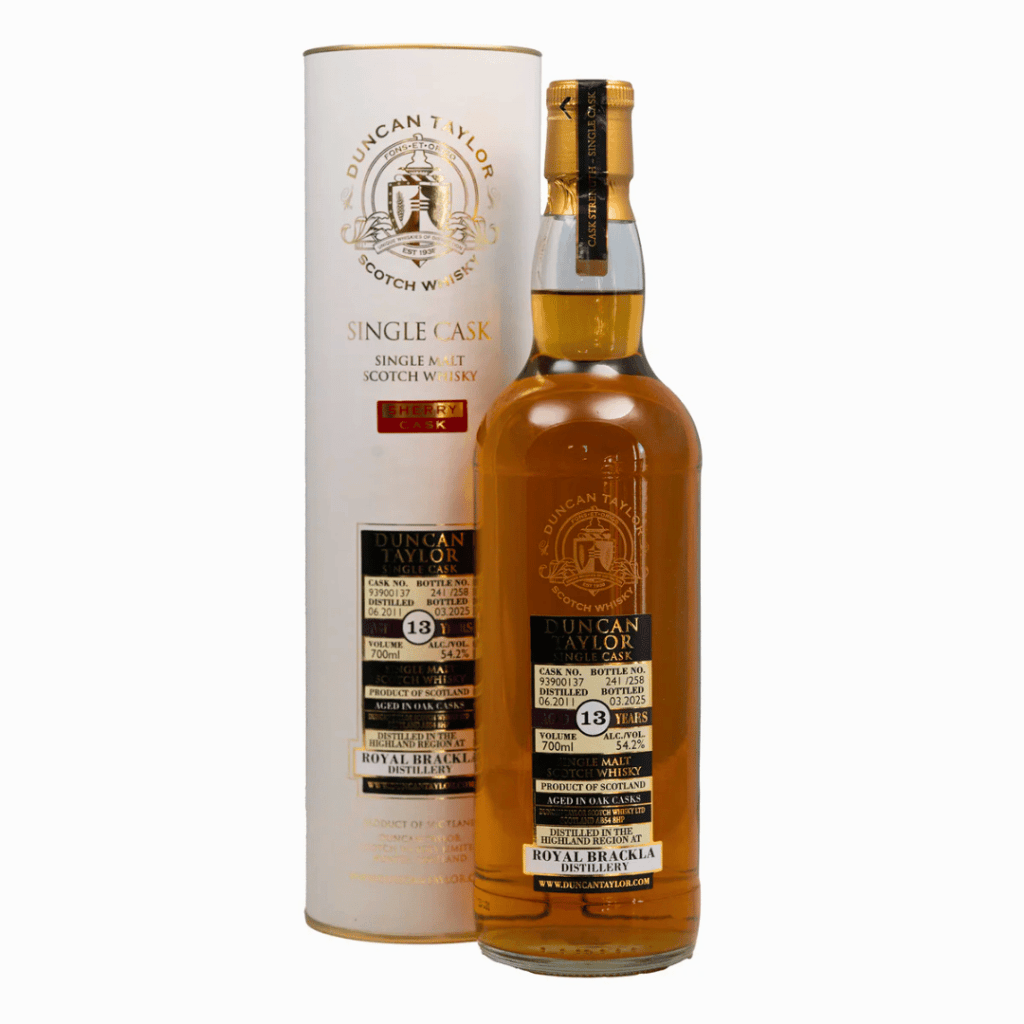 Duncan Taylor Single Cask Royal Brackla (Sherry) 2011 13 Year Old 54.2% ...